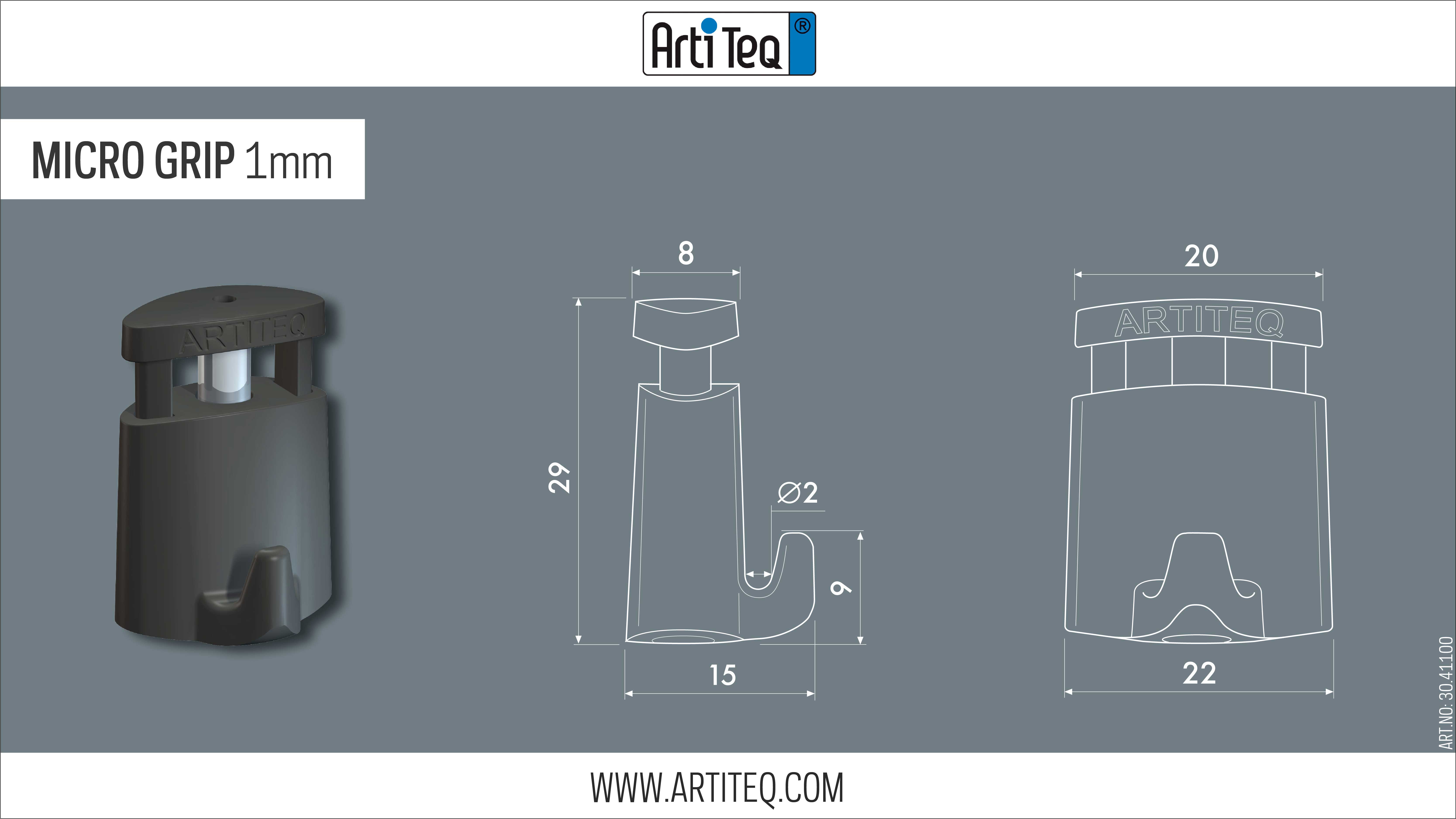 Micro Grip gancho - Artiteq