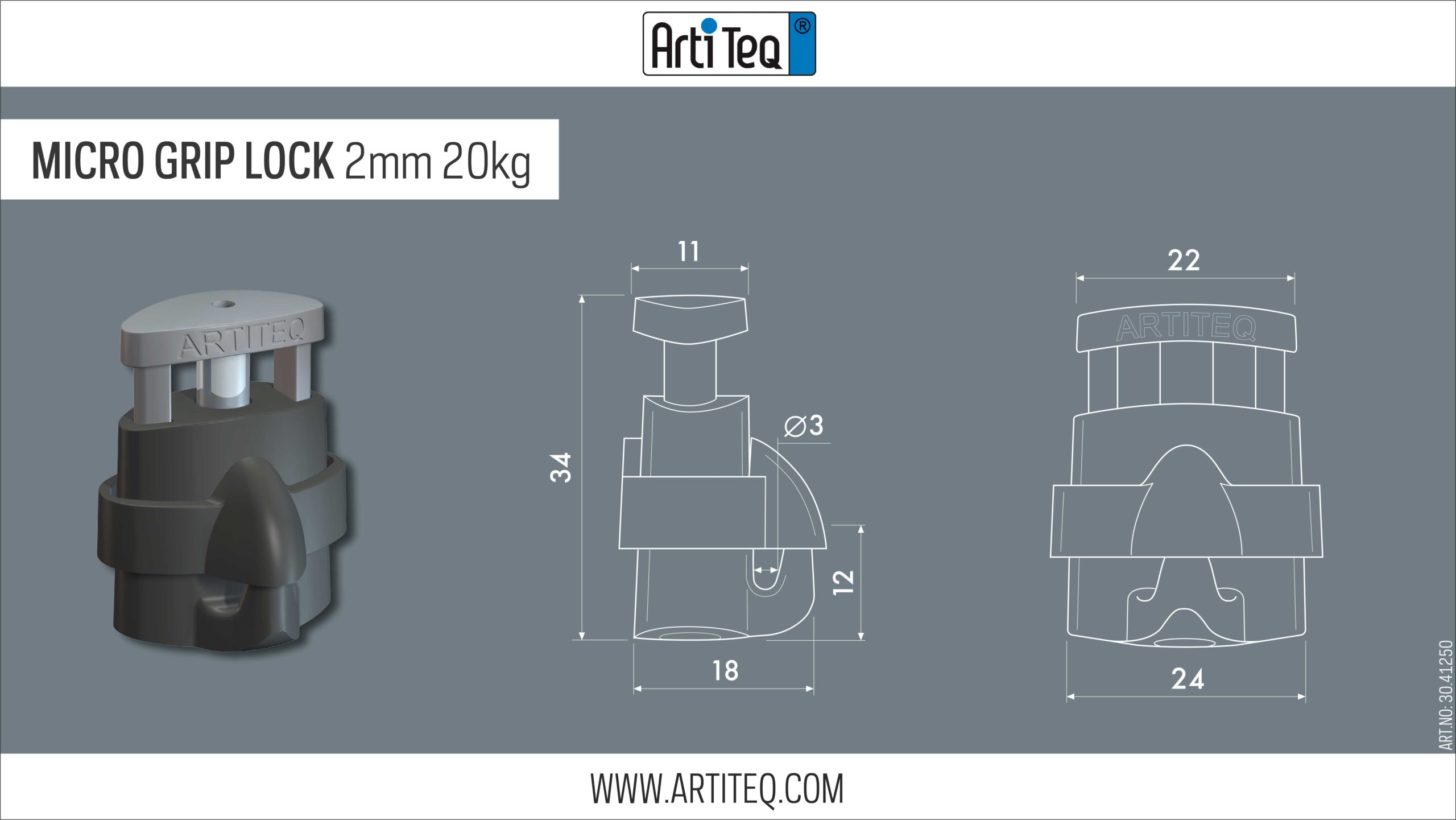 Micro Grip haak - Artiteq